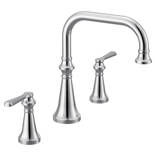 Moen Cia Double-Handle Deck Mounted Roman Tub Faucet Trim Kit, Valve Required | Wayfair